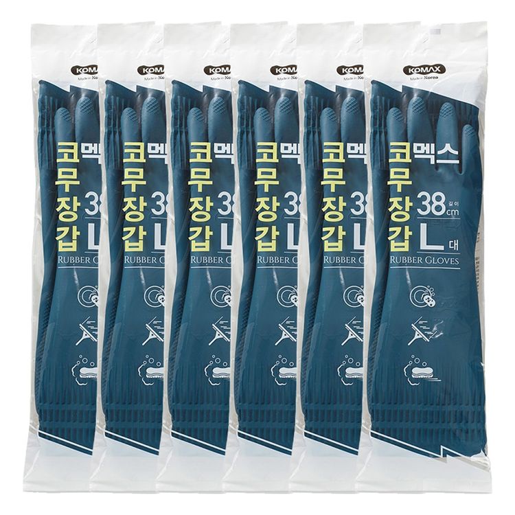 코멕스 고무장갑 네이비 L대 X 6개 홈플러스 택배배송
