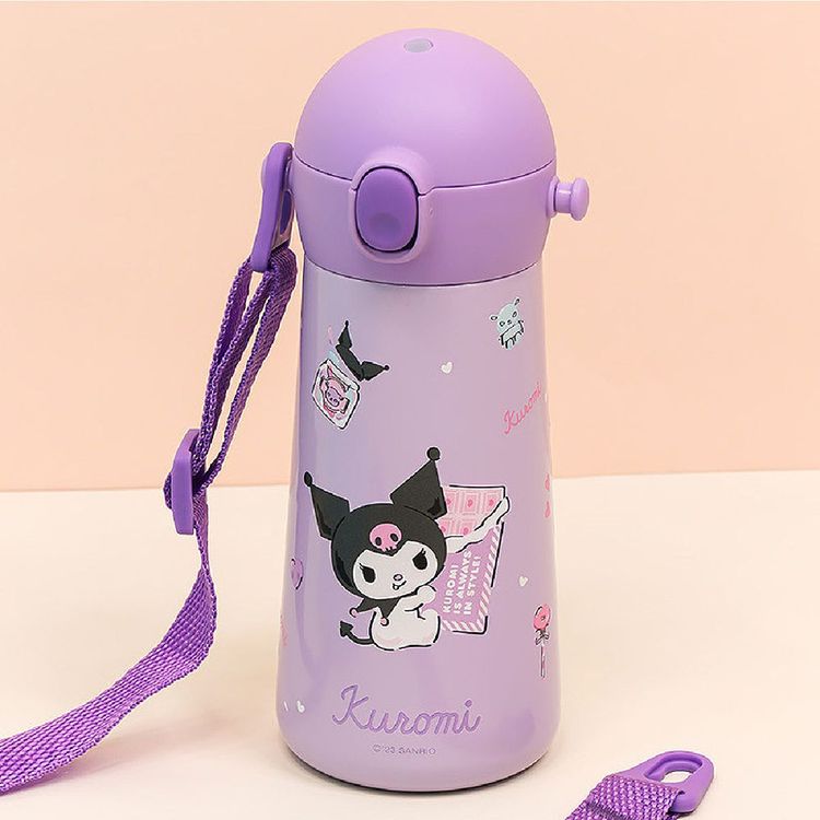 정품 산리오 쿠로미 스텐 물병 460ml 산리오 보틀 쿠로미물통 어린이집물병 유치원물병 유 홈플러스 택배배송