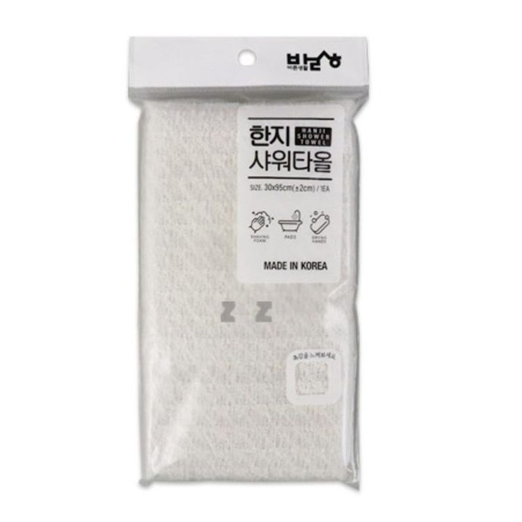 바른생활 N3011d5ce7d 샤워타올 거품 목욕 한지 샤워 타월 1매 홈플러스 택배배송