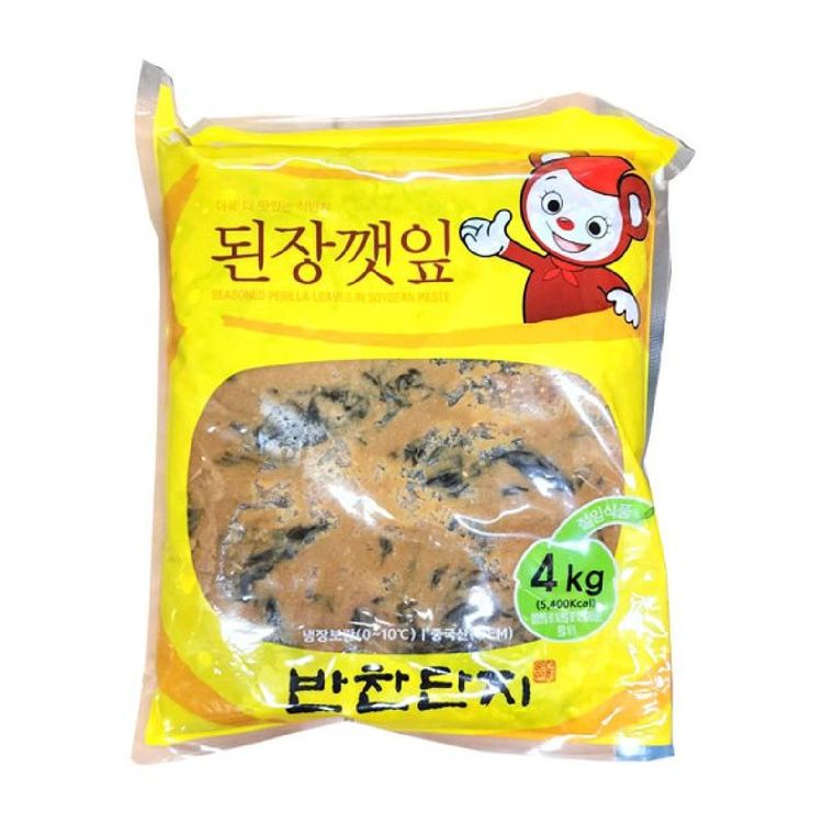 반찬단지 된장깻잎 4kgx4개 홈플러스 택배배송