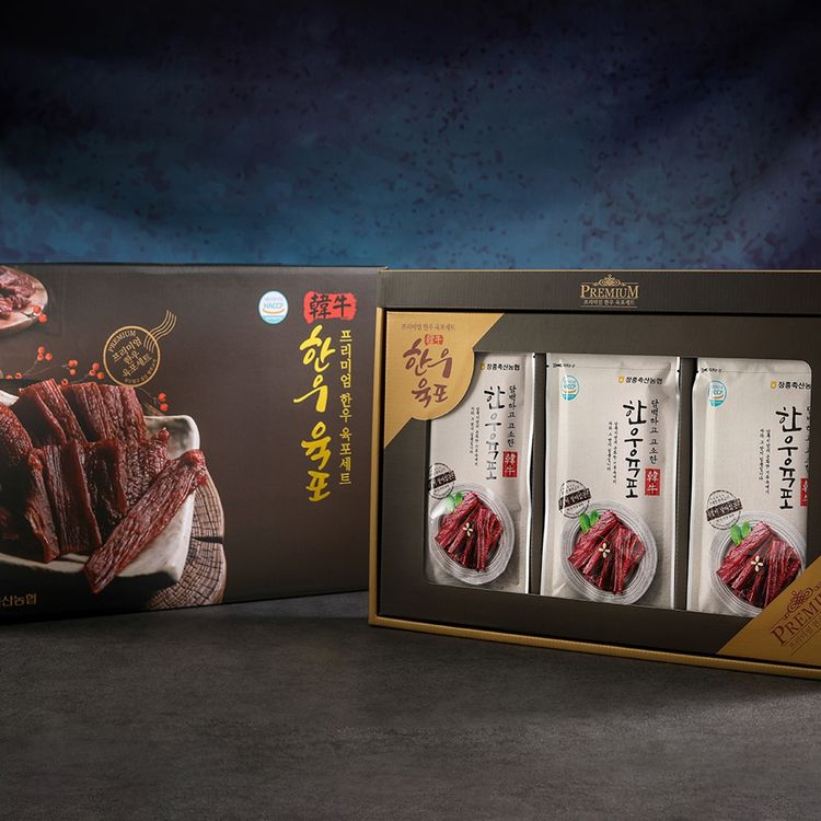 Haccp국내산 장흥 한우육포선물세트 1호 40g X 6봉 홈플러스 택배배송