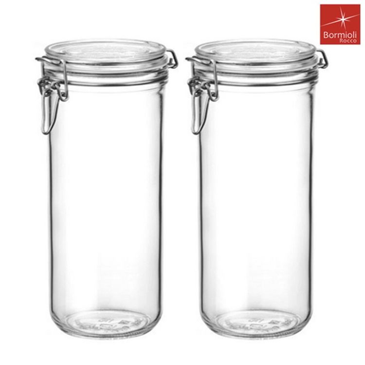 보르미올리 유리병 밀폐용기 1360ml 2p세트 국수 파스타면보관 스파게티통 홈플러스 택배배송