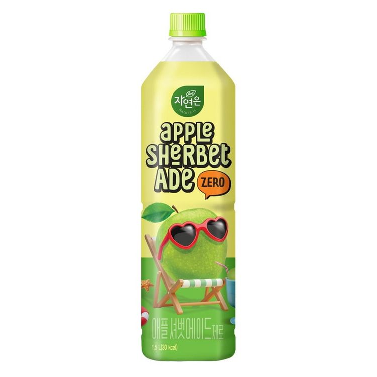 웅진 애플 셔벗에이드 제로 1.5L | 홈플러스