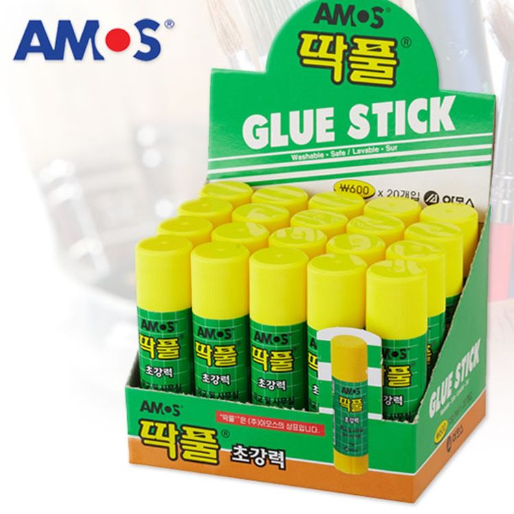 아모스 딱풀 15g 20개입1박스아모스딱풀딱풀고체풀학용품학습준비물접착제 홈플러스 택배배송
