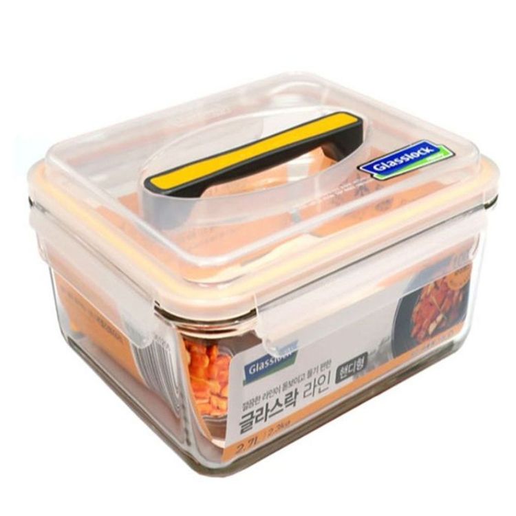 글라스락 밀폐용기 반찬통 보관통 김치통 용기 2700ml 홈플러스 택배배송