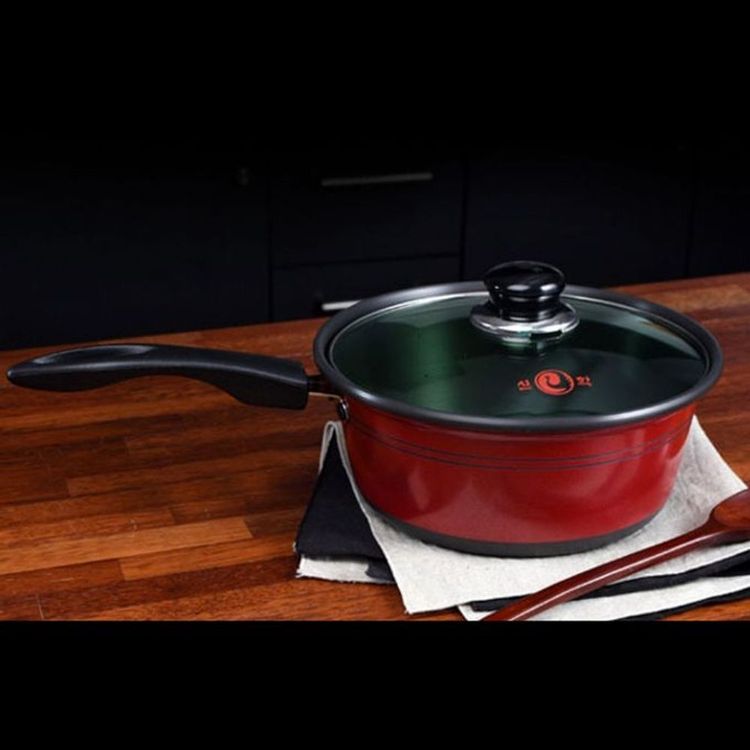 선학 라면 냄비 찌개 편수 냄비 레드 블랙 22cm 홈플러스 택배배송