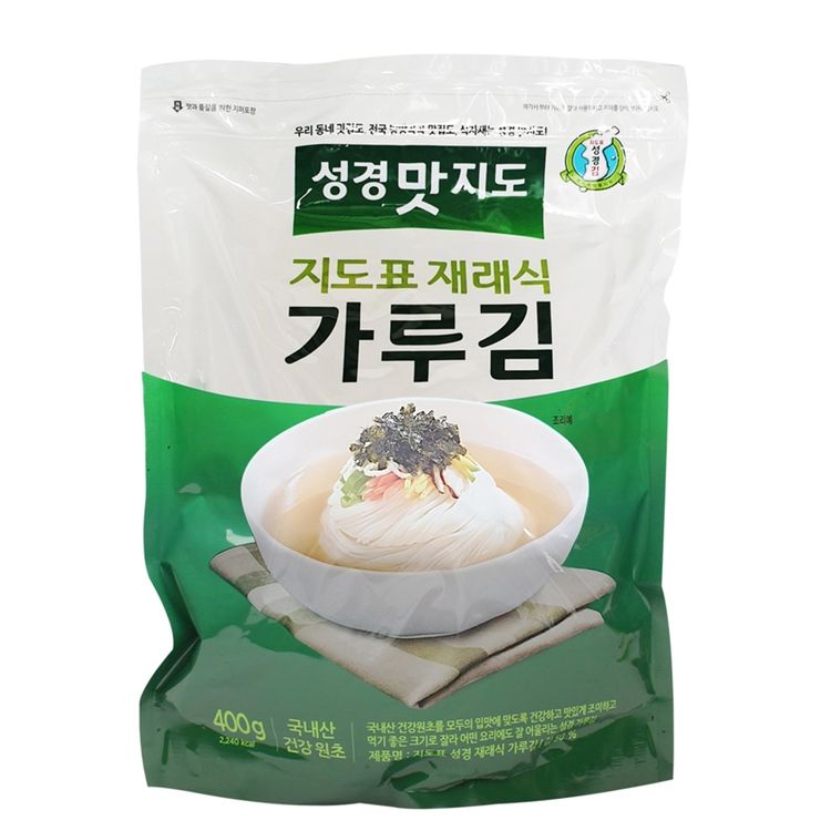 지도표 성경김 재래식 김가루 400gx8봉 조미김 홈플러스 택배배송