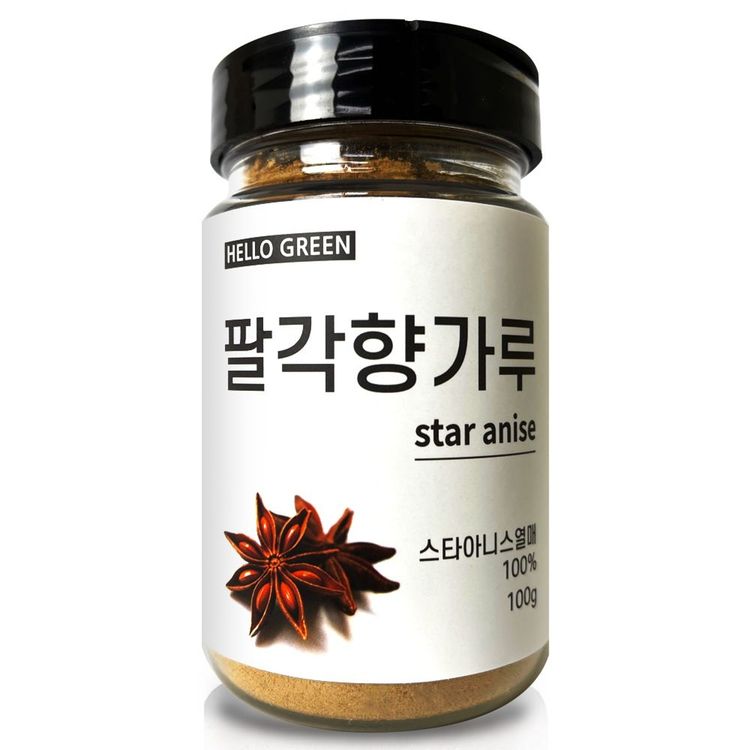 헬로우그린 천연향신료 베트남 팔각향 가루 100g 통 홈플러스 택배배송