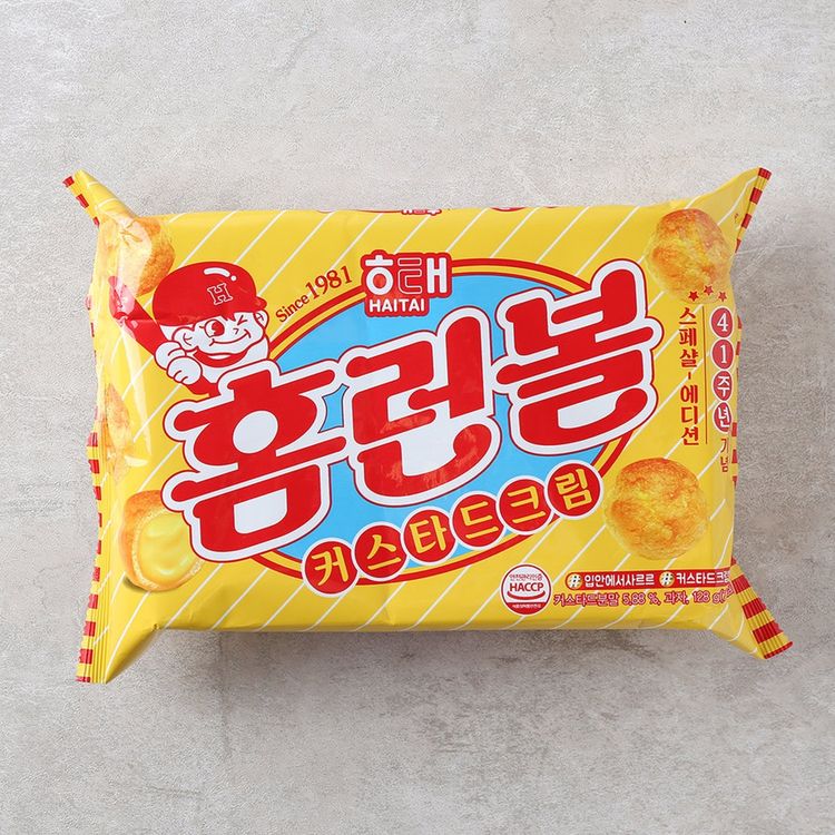 해태 홈런볼 커스타드크림 128g 홈플러스