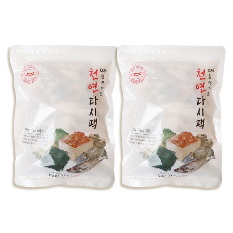 천연조미료 깊은맛 천연 다시 육수 팩 티백 400g 홈플러스 택배배송
