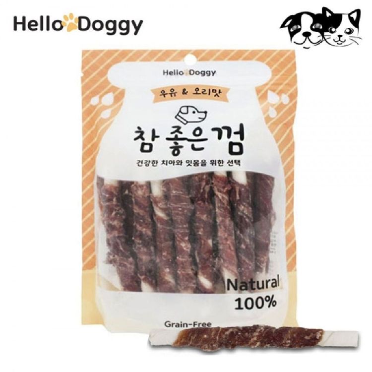 헬로도기 참 좋은껌 우유 오리맛 24p 강아지 간식 홈플러스 택배배송
