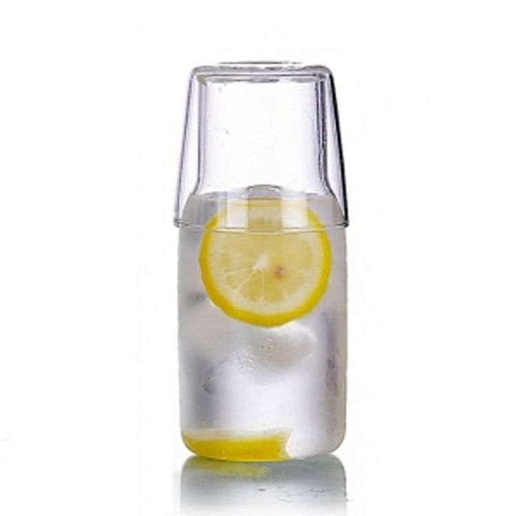 로하티 N2285bdfc3d 퓨어라인 뚜껑컵 유리물병세트550ml 홈플러스 택배배송