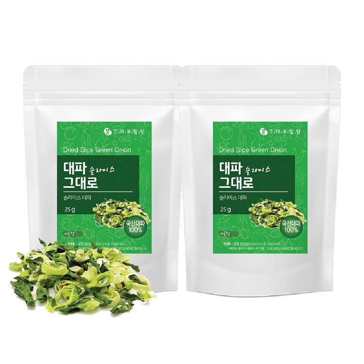 그대로말린 100 국산 건조 대파 슬라이스 25g 2개 홈플러스 택배배송