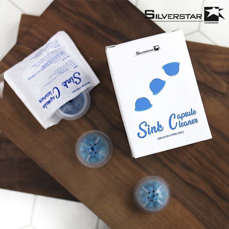Silverstar 실버스타 배수구커버 전용 캡슐크리너 3개입 홈플러스 판매자택배