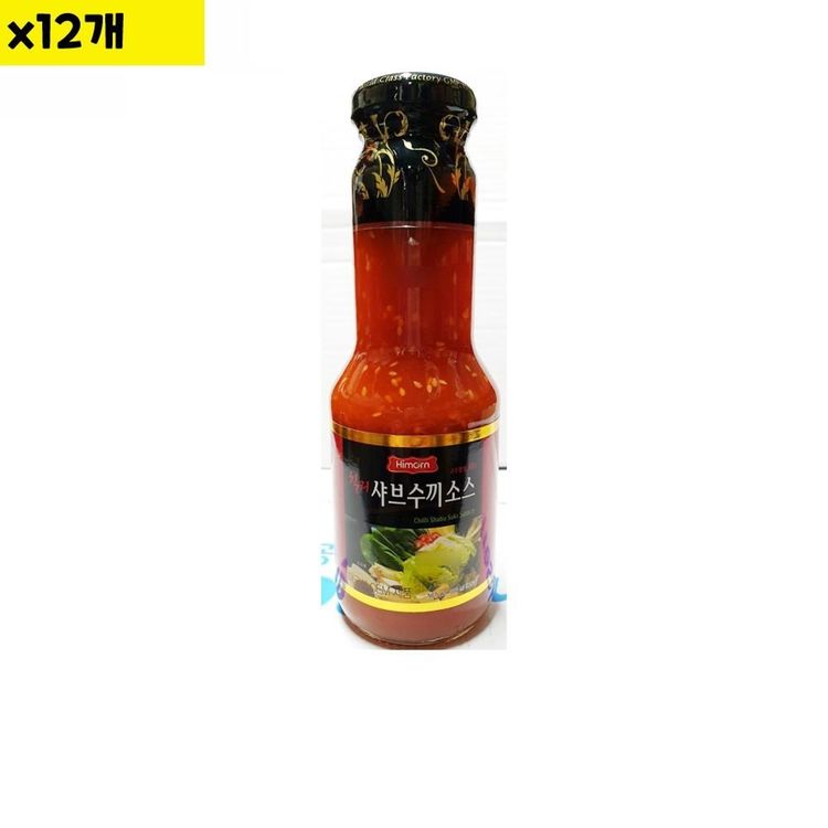 식자재 도매 수끼소스 칠리샤브 300ml X12개 홈플러스 택배배송