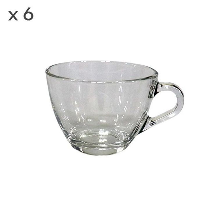 투명 n2241D3A4AA 손잡이 유리잔 220ml 6p 커피잔 머그컵 | 홈플러스 택배배송