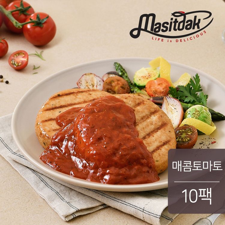 맛있닭 소스 닭가슴살 스테이크 매콤토마토 150gx10팩15kg 홈플러스 택배배송