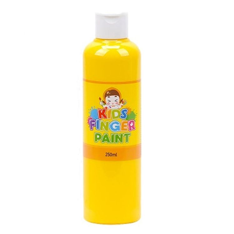 키즈맘아트 미술놀이 핑거페인트 250ml 낱색 노랑색 홈플러스 택배배송