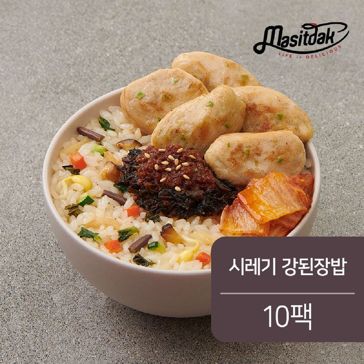 맛있닭 다이어트 한식도시락 시래기강된장밥 And 스팀 닭가슴살 고추맛 230gx10팩23k 홈플러스 택배배송