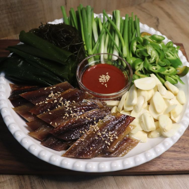 국내산 포항 구룡포 완전손질 꽁치 과메기 5미 야채세트 홈플러스 택배배송