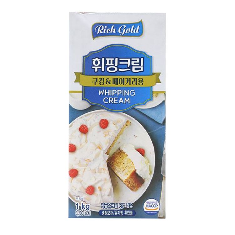 동서 리치골드 컴파운드 휘핑크림 1kg 홈플러스 택배배송