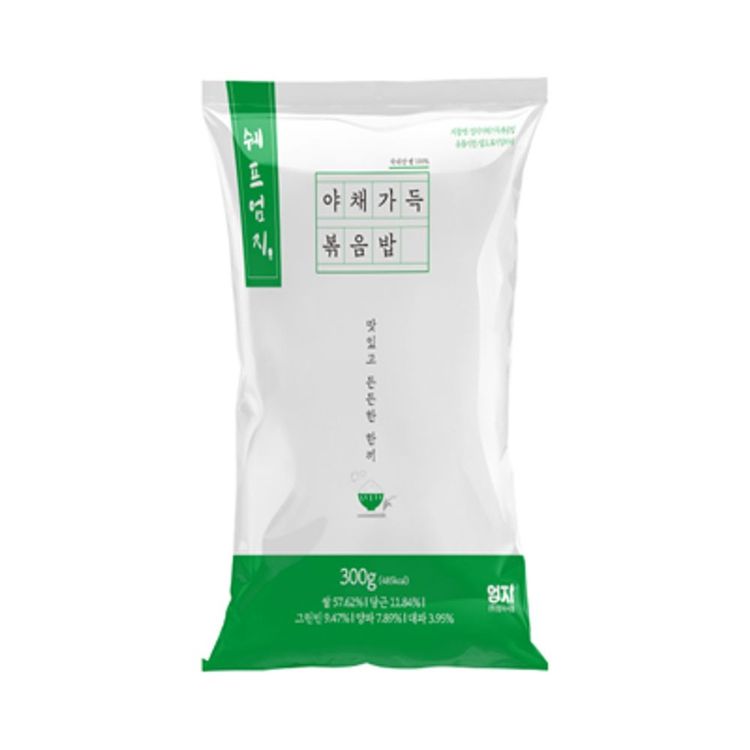 드라이아이스 O 엄지볶음밥 야채300g 홈플러스 택배배송