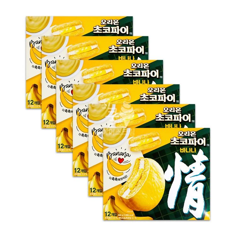 초코파이 정 바나나 444g 6곽 홈플러스 택배배송
