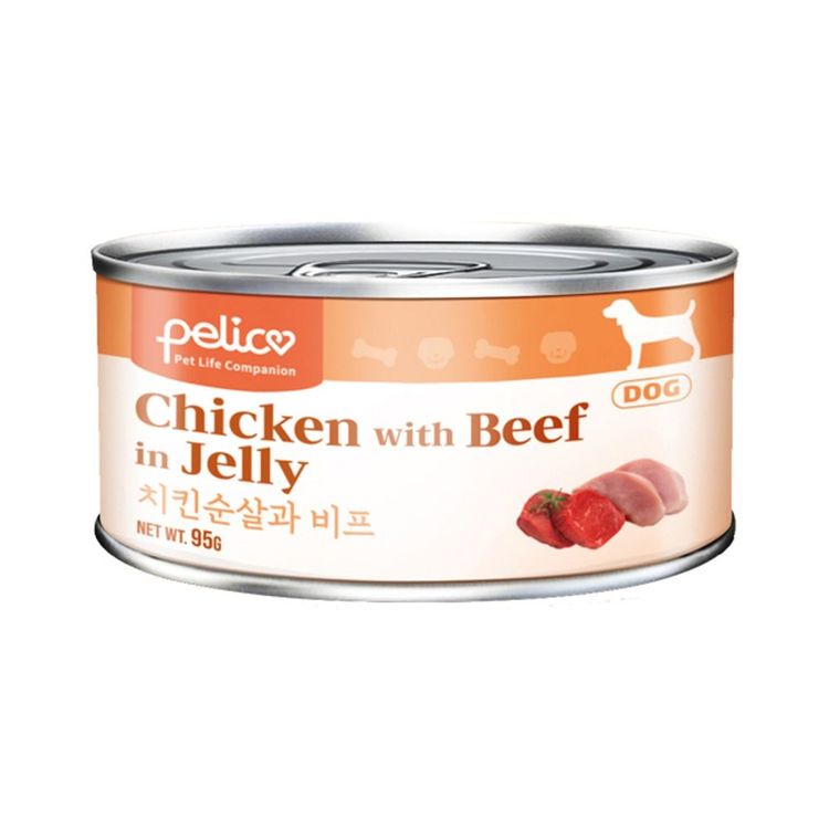 강아지습식캔 강아지 치킨순살과 비프 캔 95g 1p 습식캔 간식 사료 홈플러스 택배배송
