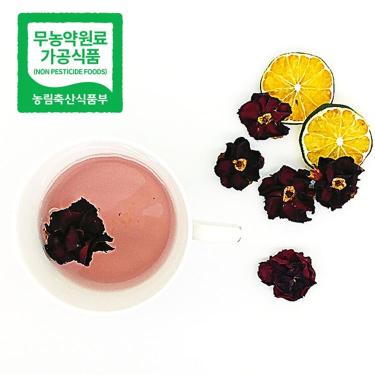 무농약 전남 여수 동백 꽃차 12g대 홈플러스 택배배송