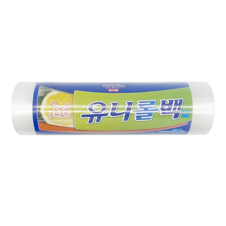 유니 일회용 롤백 랩 위생 비닐 봉지 롤팩 30x40cm 500매입 홈플러스 택배배송