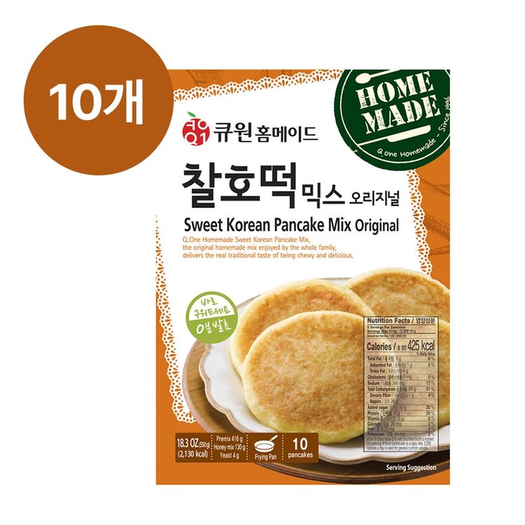 박스특가10개입 큐원 찰호떡 믹스 550g 유통기한20230330 상온 홈플러스 택배배송