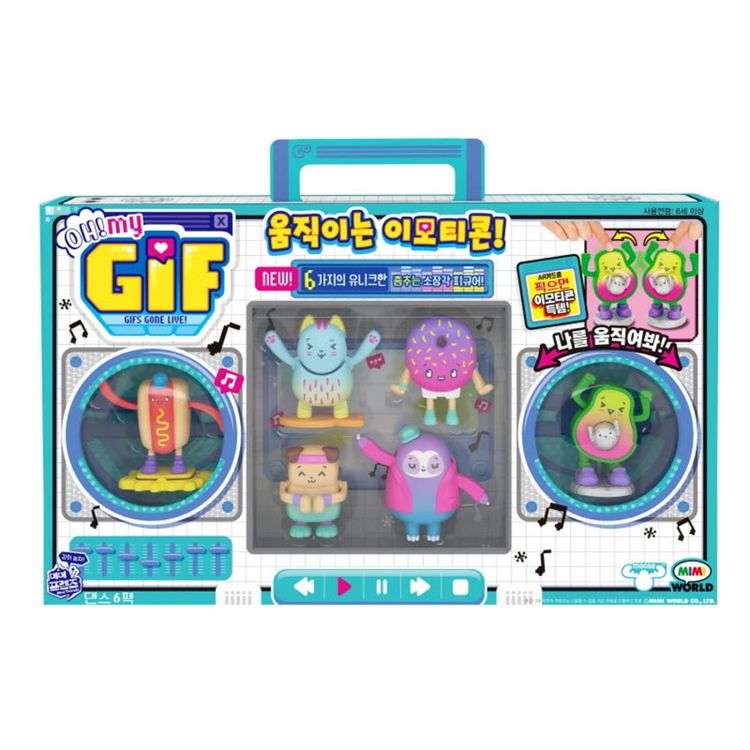 움직이는 이모티콘 OH MY GIF (댄스 6팩) | 홈플러스
