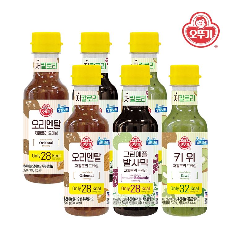 오뚜기 오리엔탈 저칼로리 드레싱 320g X 2개그린애플발사믹 저칼로리 드레싱 315 홈플러스 택배배송