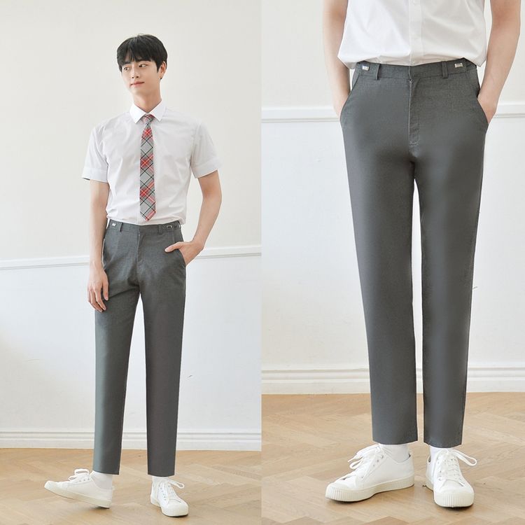 빅사이즈 하복 허리조절 진그레이 바지 남자 Ss~6xl 홈플러스 택배배송