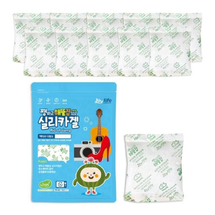 실리카겔 제습제 100gx10개 부직포 로하스인증 신발장 서랍용 홈플러스 택배배송