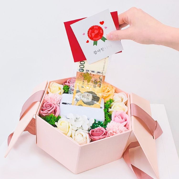 스토리빙 용돈박스 용돈이벤트 연꽃초 생일초 패키지 홈플러스 택배배송
