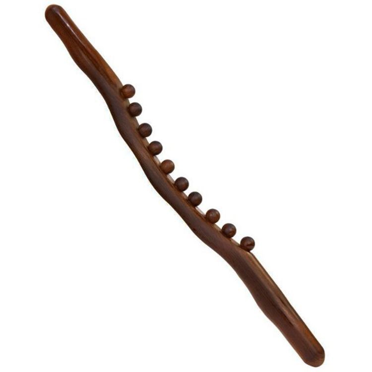 원목 구슬 지압봉 마사지봉 셀프 마사지기 경추 안마기 58cm 홈플러스 판매자택배