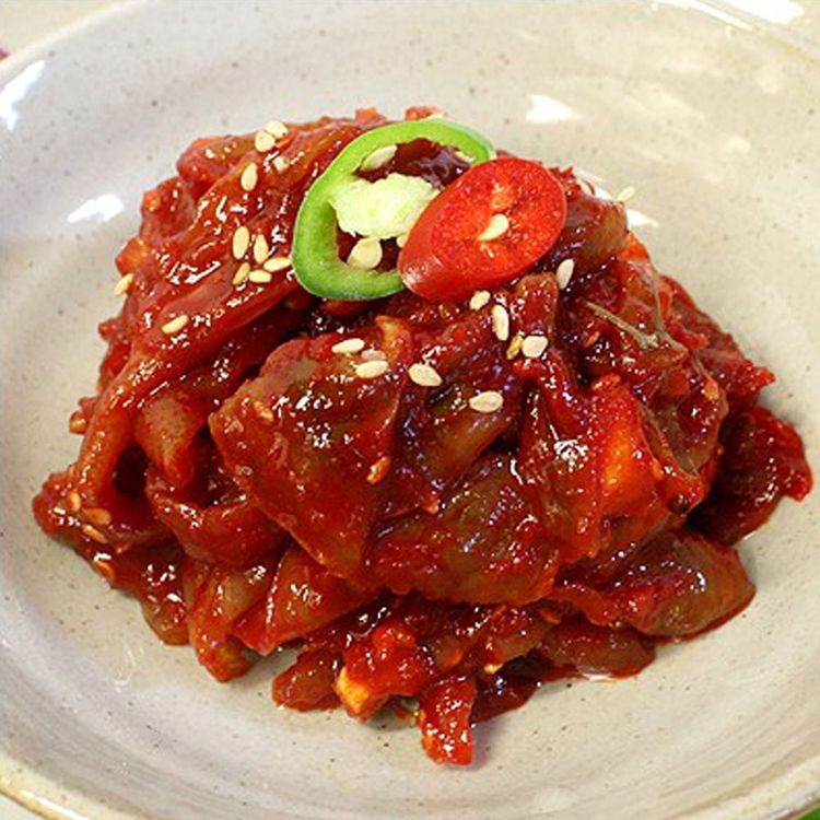 더 젓갈 매실 창젓 120g 반찬 젓갈 밑반찬 오징어젓 홈플러스 택배배송