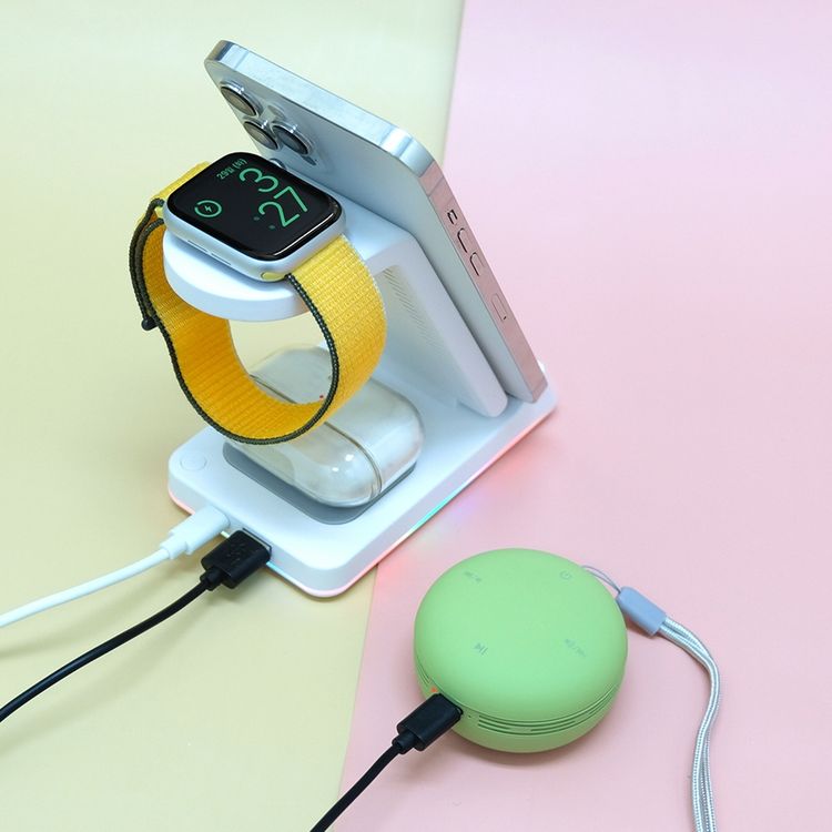 엑스트라 Wcp 260 듀얼코일 4in1 고속무선충전 거치대 애플워치 전용 블랙 홈플러스 택배배송