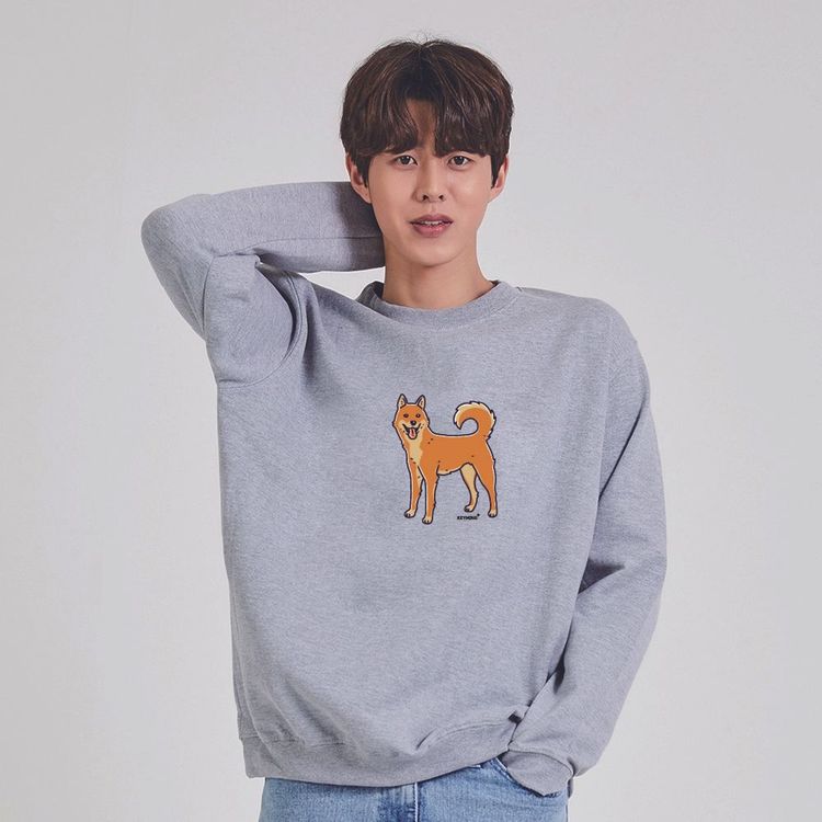 키밍 진돗개 강아지 그래픽 맨투맨 후드티 홈플러스 택배배송