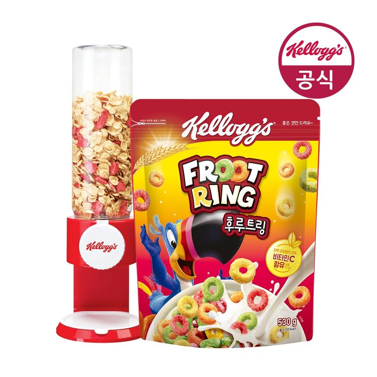 켈로그 시리얼 디스펜서레드 후르트링 530g 홈플러스 택배배송