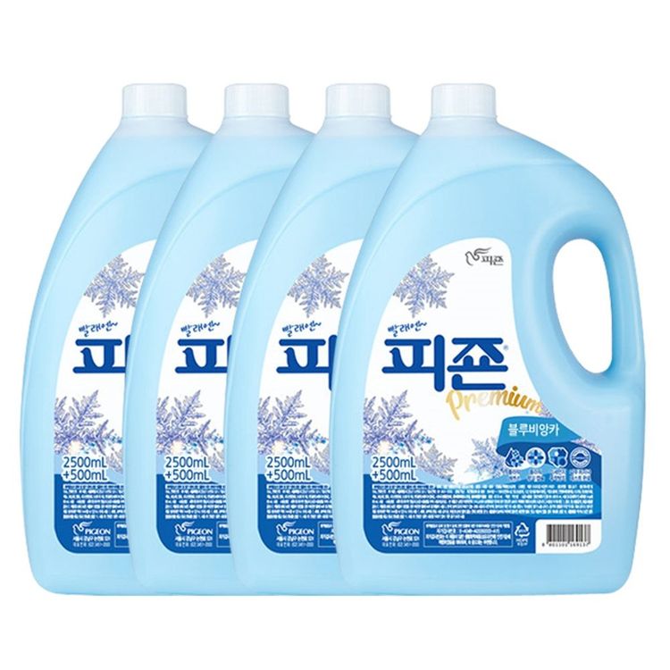 피죤 섬유유연제 용기형 블루비앙카 3000ml 4개 홈플러스 택배배송