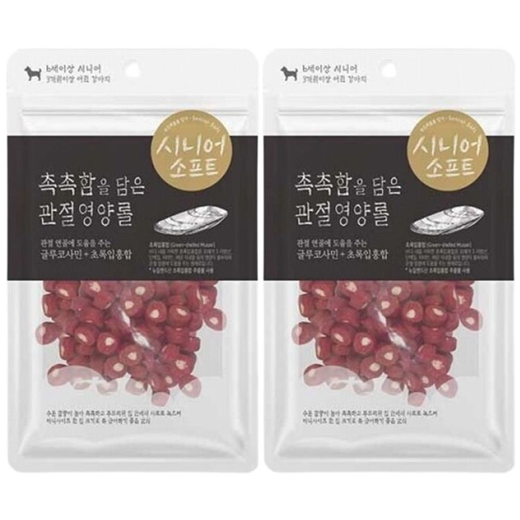 시니어소프트 노령견 간식 관절영양롤 100g 2p 반려견 소프트 스낵 홈플러스 택배배송