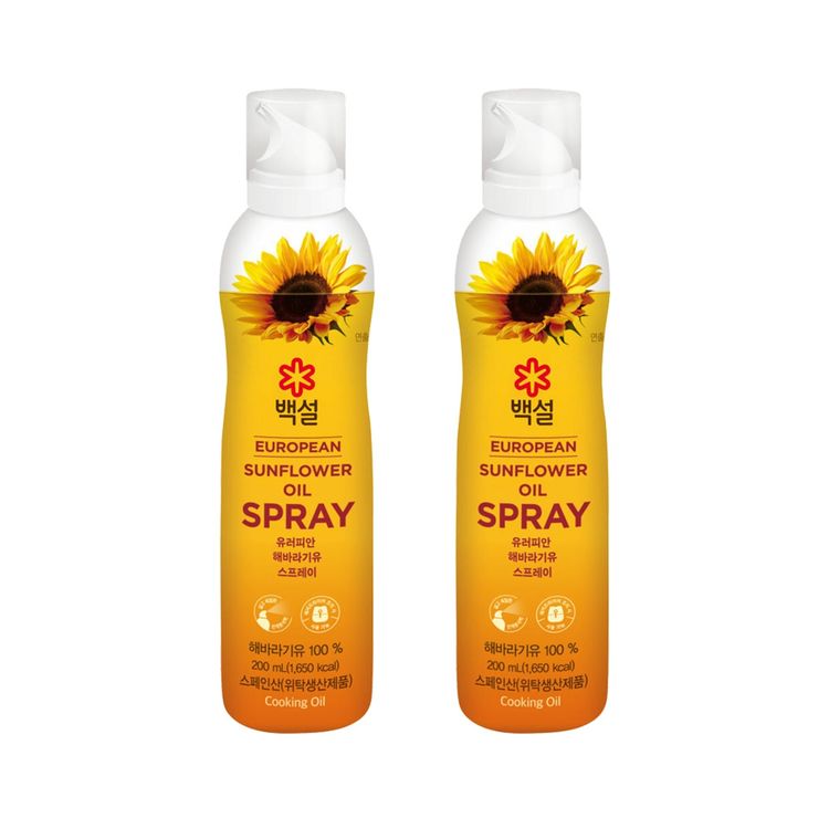 백설 유러피안 해바라기유 스프레이 200ml X2개 홈플러스 택배배송