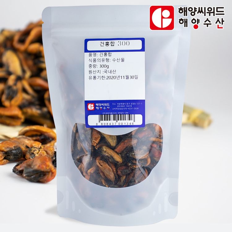 씨위드 특상품 국내산 속살이 큰 건홍합 300g 홈플러스 택배배송