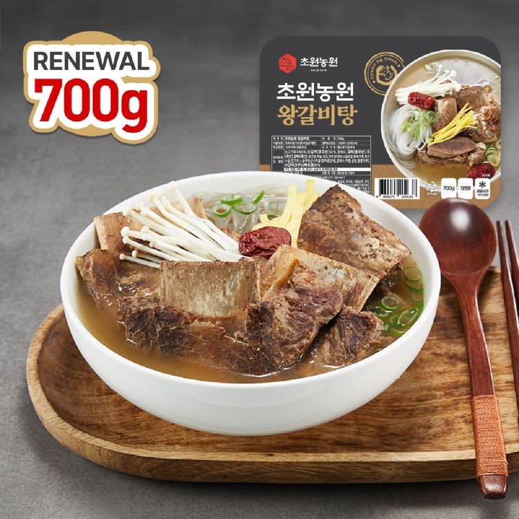 국제식품 초원농원 맛 그대로 진한육수 진짜 왕 갈비탕 700g1팩 홈플러스 택배배송
