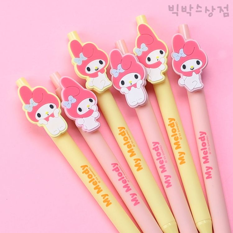산리오 마이멜로디 와펜볼펜 1p 랜덤 노크식볼펜 선물 유치원 답례품 생일 팬시 필기 메모 홈플러스 택배배송