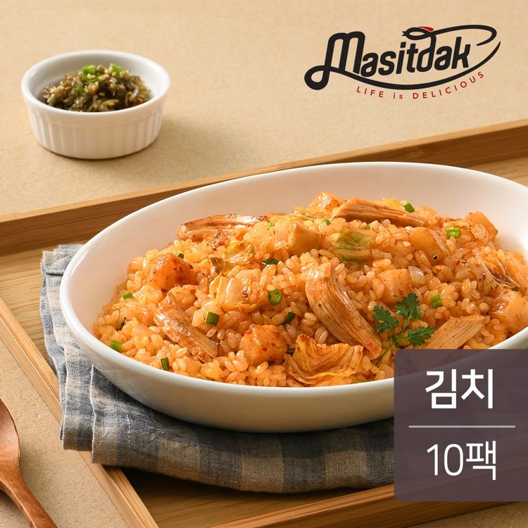 맛있닭 닭가슴살 한끼 곤약볶음밥 파우치 김치 200gx10팩2kg 홈플러스 택배배송