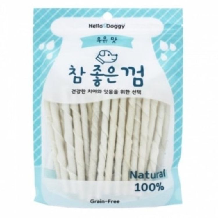 헬로도기 참 좋은껌 우유껌 12cm 45p 강아지 간식 홈플러스 택배배송