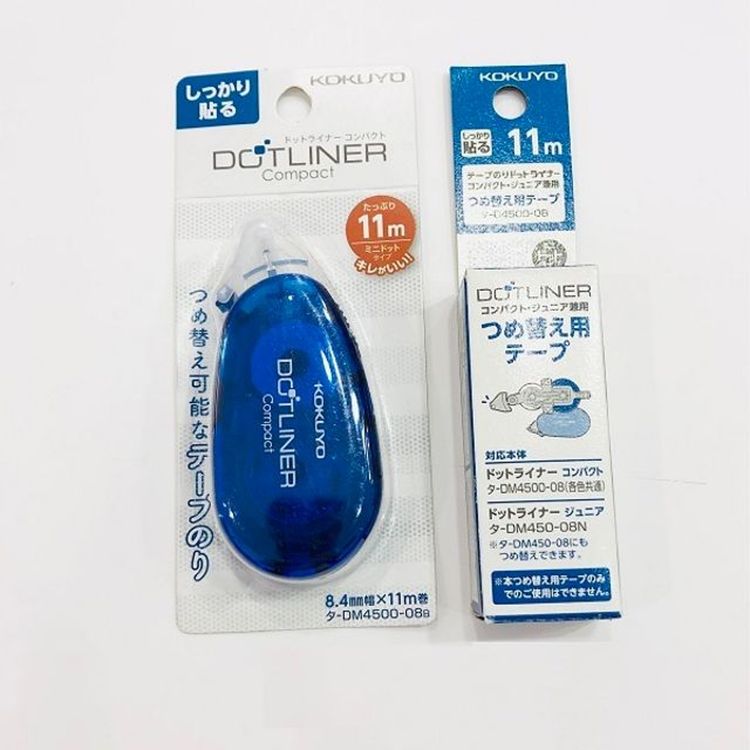 고쿠요 실용적인 N7073b95654 투명 양면 풀테이프 Dotliner 컴팩리필 1개 홈플러스 택배배송